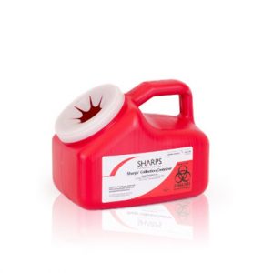 1 Gallon Sharps Container | Medical Disposal Systems