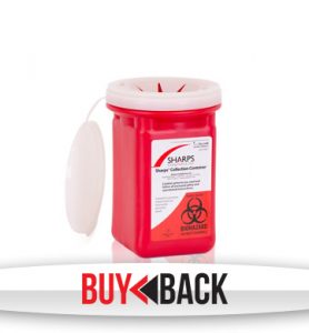1 Quart Sharps Container (Buyback) | Medical Disposal Systems
