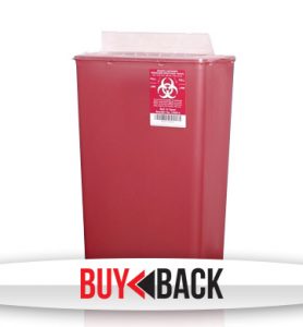 14 Quart Sharps Container – Horizontal Entry (Buyback) | Medical ...
